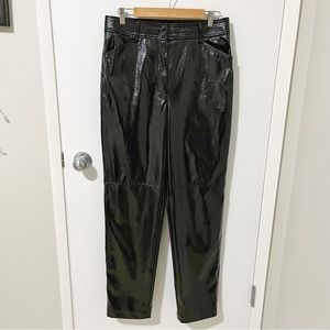 Wilfred | Pants & Jumpsuits | Aritzia Wilfred Funk High Rise Glossy ...